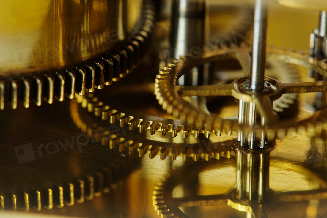 Closeup of clock gear mechnism | Premium Photo - rawpixel