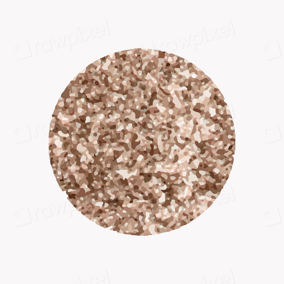 Round shimmery copper badge vector | Premium Vector - rawpixel