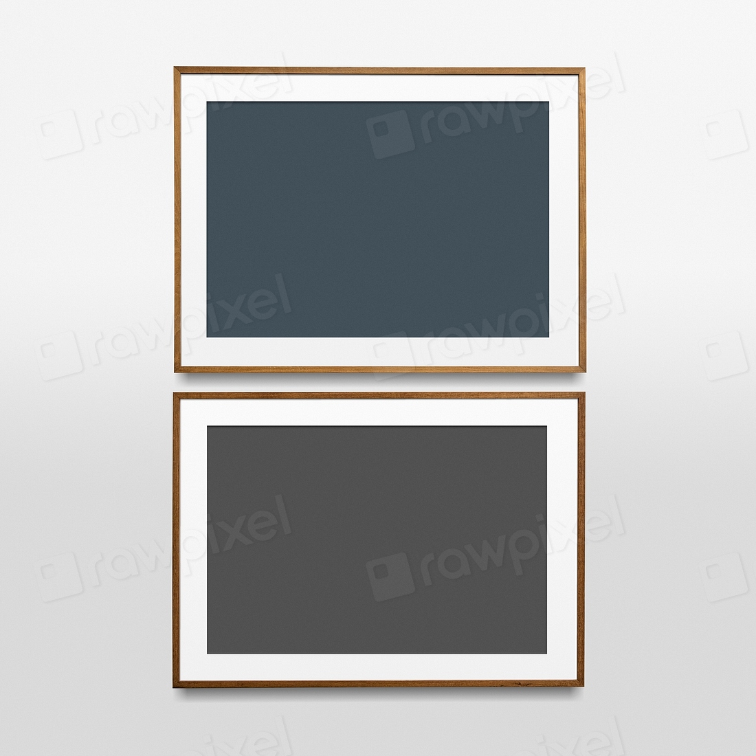 Wooden picture frame mockup illustration | Premium PSD Mockup - rawpixel