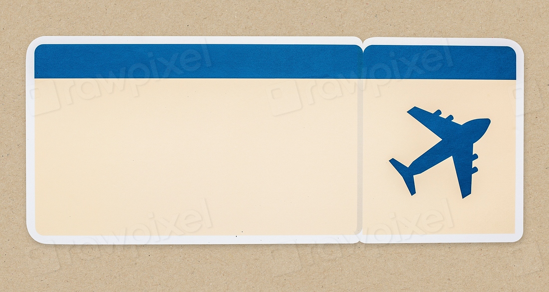 boarding pass isolated background | Premium PSD - rawpixel