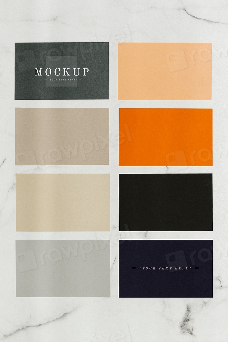 Colored sample paper square mockups | Premium PSD Mockup - rawpixel