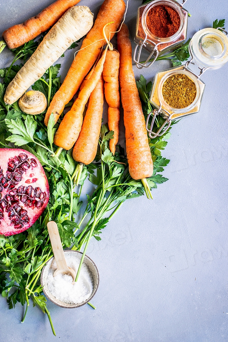 Fresh ingredients kitchen counter | Premium Photo - rawpixel
