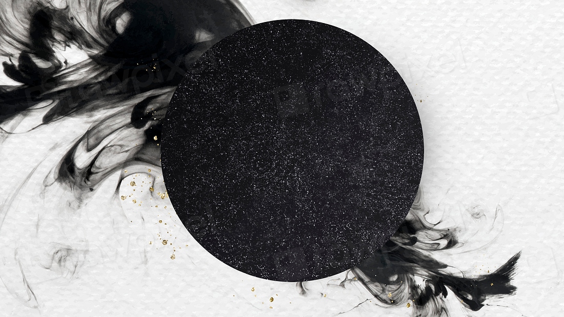 Round black abstract patterned background | Premium Vector - rawpixel