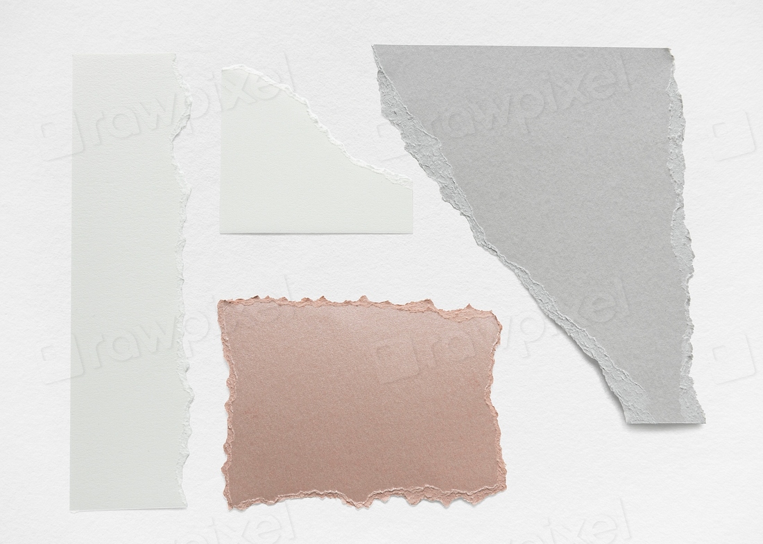 Blank torn paper templates set | Premium PSD - rawpixel