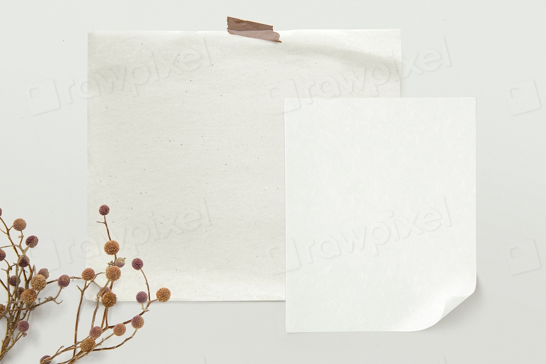 Blank plain white paper template | Premium PSD Mockup - rawpixel