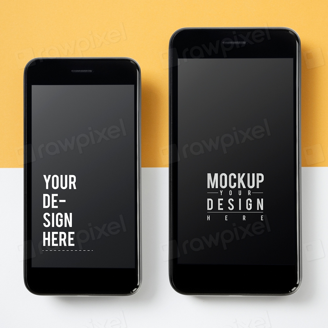 Premium mobile phone screen mockup | Premium PSD Mockup - rawpixel