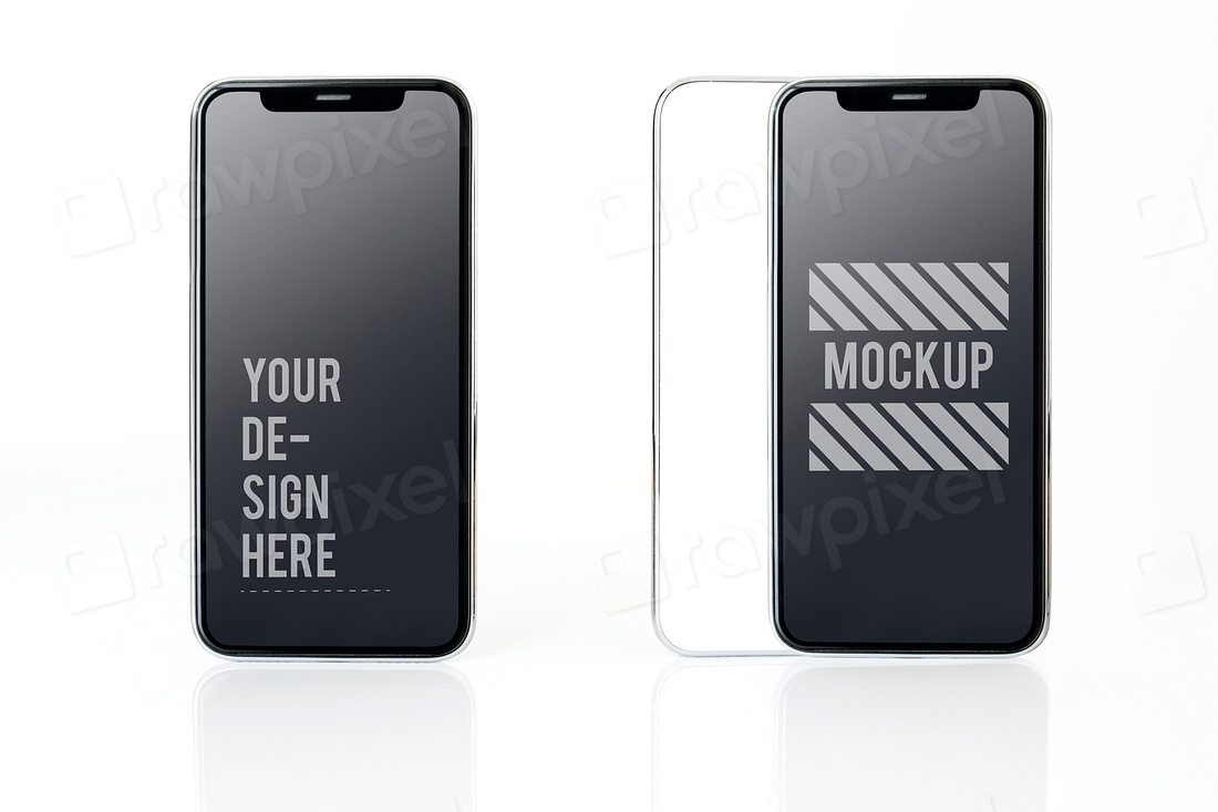 Full screen smartphone mockup design | Premium PSD Mockup - rawpixel