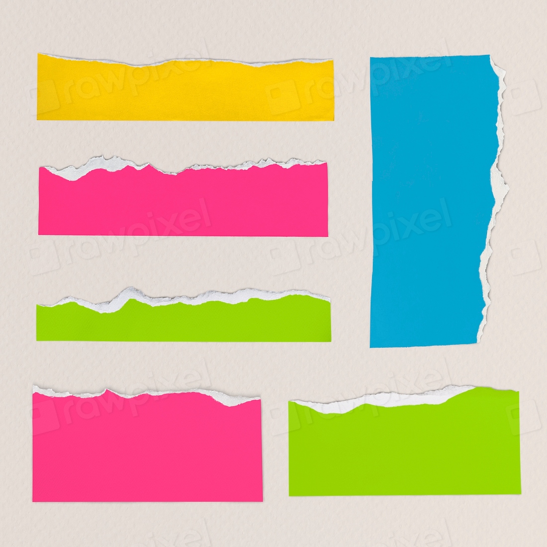 DIY ripped paper craft psd | Premium PSD - rawpixel