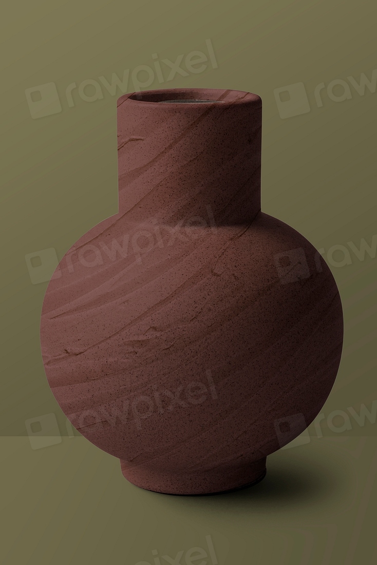 Textured ceramic vase mockup psd | Premium PSD Mockup - rawpixel