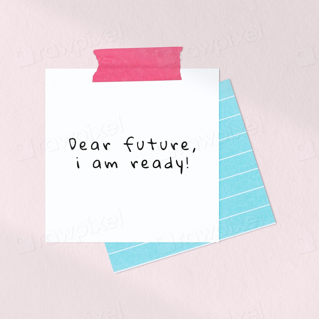 Cute reminder note mockup, washi | Premium PSD Mockup - rawpixel