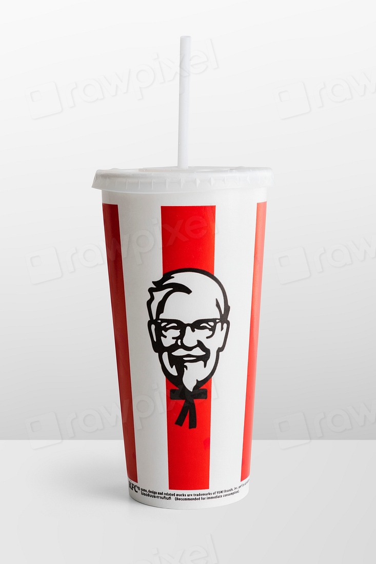 Drink paper cup KFC Thailand. | Premium PSD - rawpixel