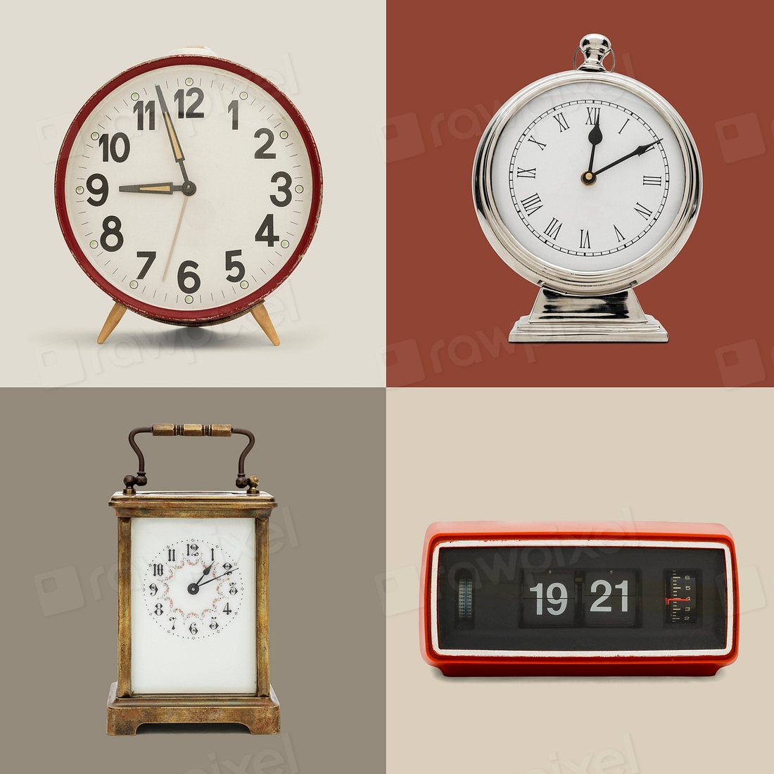 Clock collection design resources | Premium PSD - rawpixel