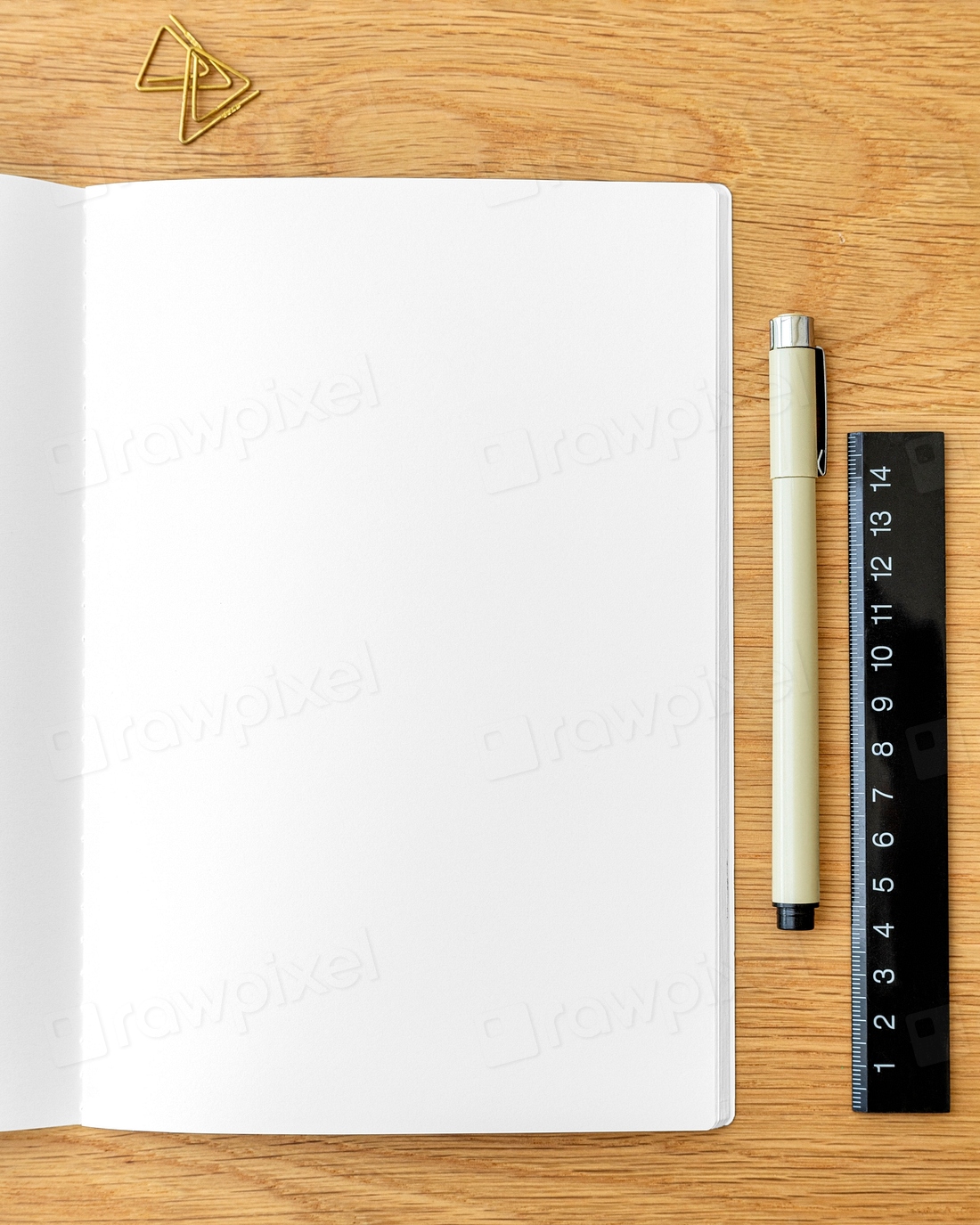 Blank plain notebook page stationary | Free Photo - rawpixel