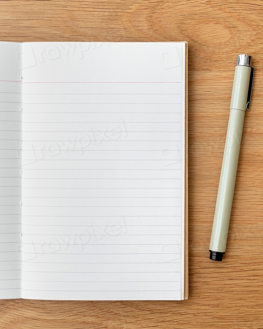 Blank plain white notebook page | Premium PSD Mockup - rawpixel