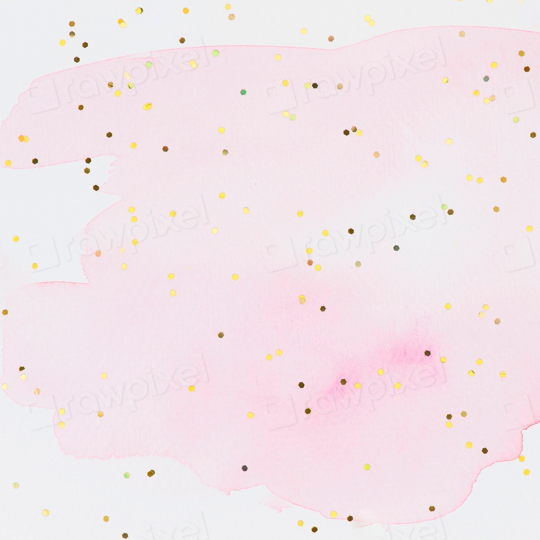 Gold glittery pink watercolor background | Free Photo - rawpixel