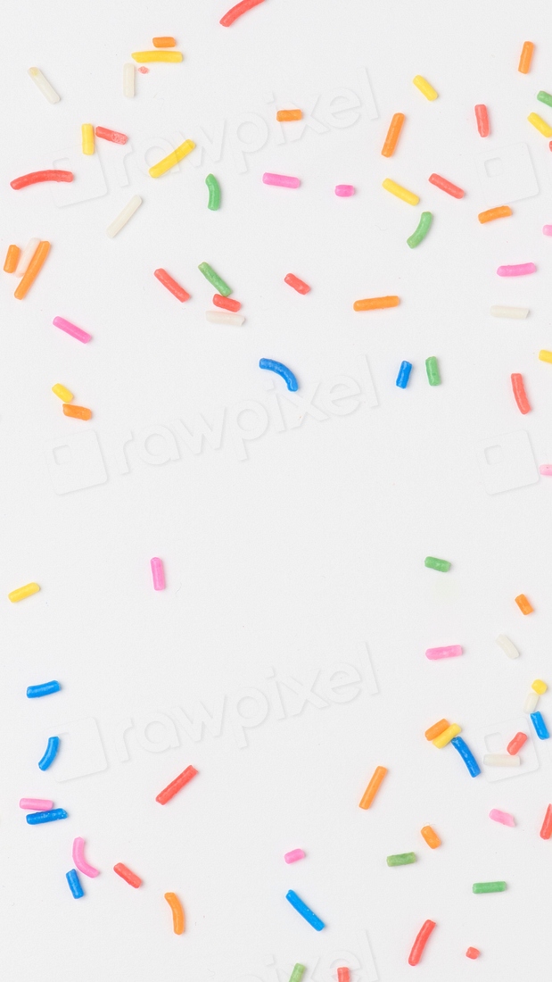 Sprinkles border white background text | Premium Photo - rawpixel