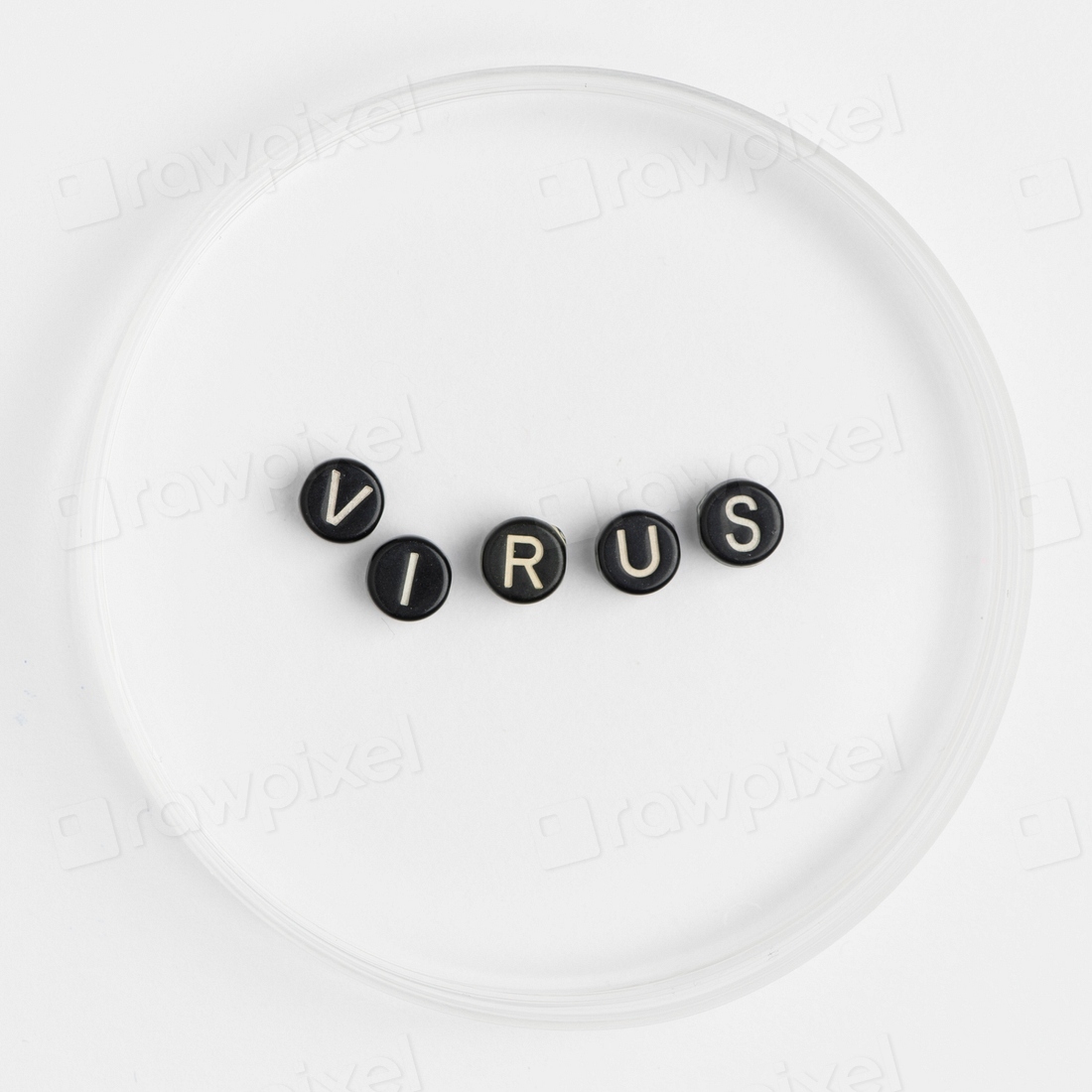 Virus word beads lettering typography | Free Photo - rawpixel