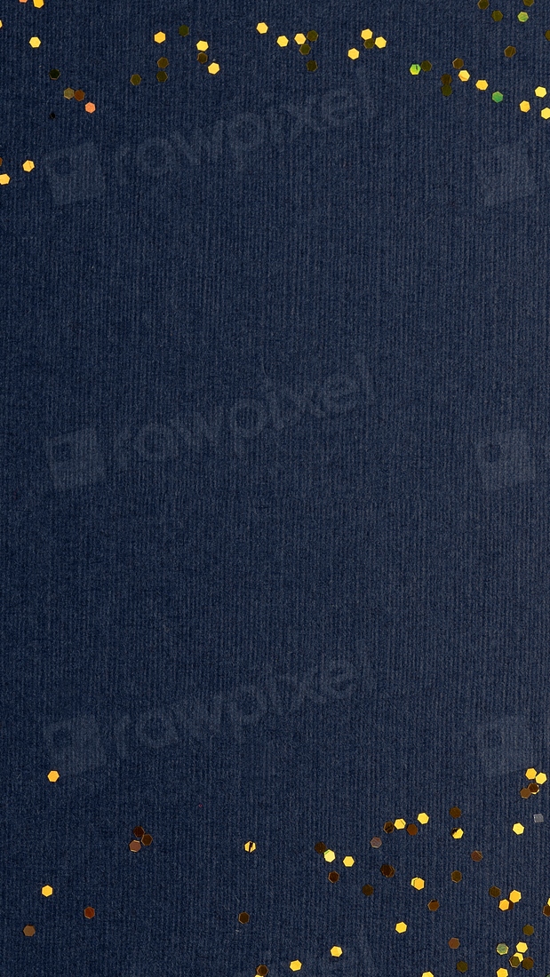 Gold glitter festive blue phone | Premium Photo - rawpixel