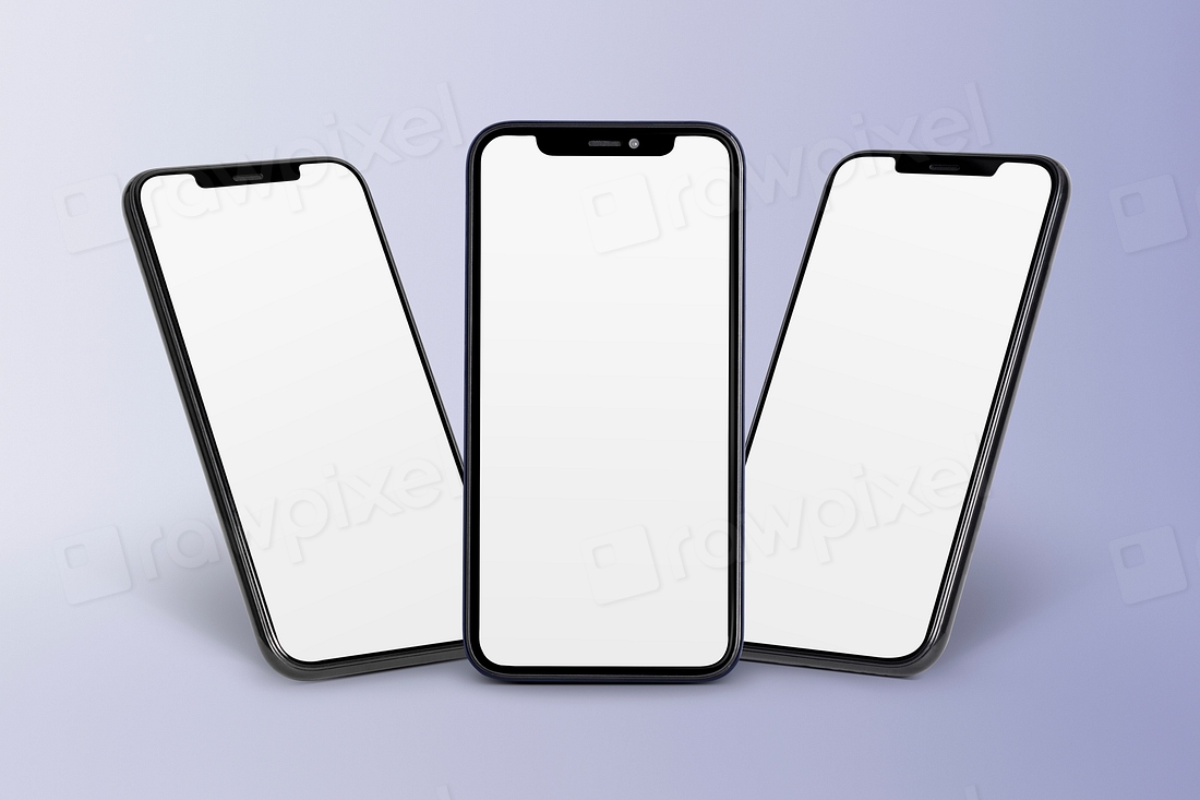 Mobile phone screen mockup psd | Premium PSD Mockup - rawpixel