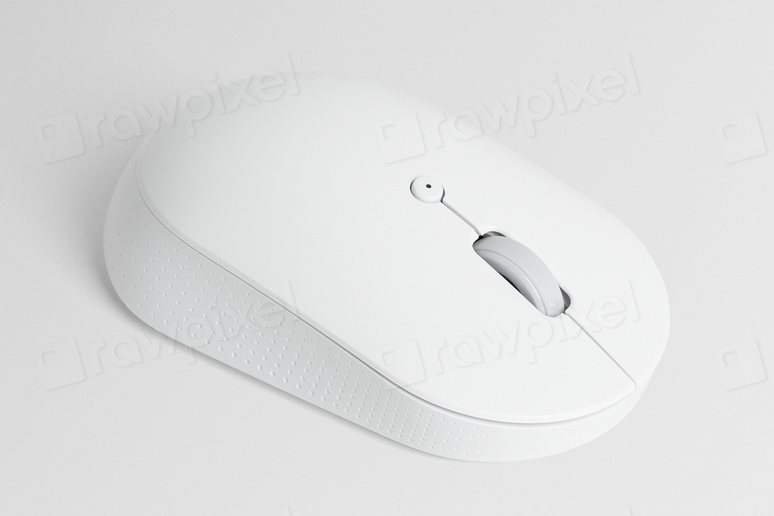 White wireless mouse mockup psd | Premium PSD - rawpixel