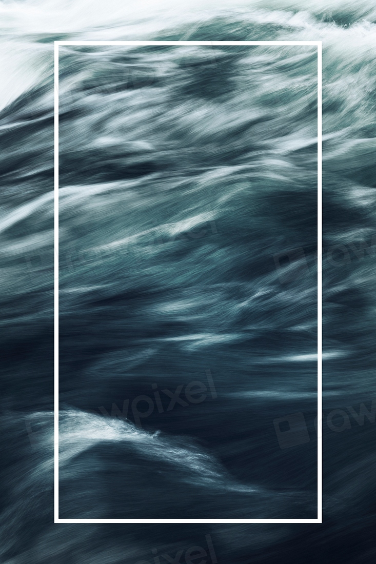 Natural fresh stream flowing frame | Premium PSD - rawpixel