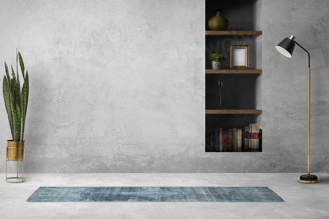 Loft living room psd interior | Premium PSD Mockup - rawpixel