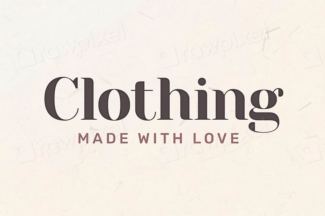 Editable business logo vector clothing | Premium Vector - rawpixel