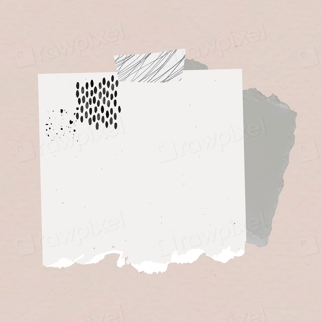 Sticker note vector ripped paper | Premium Vector - rawpixel