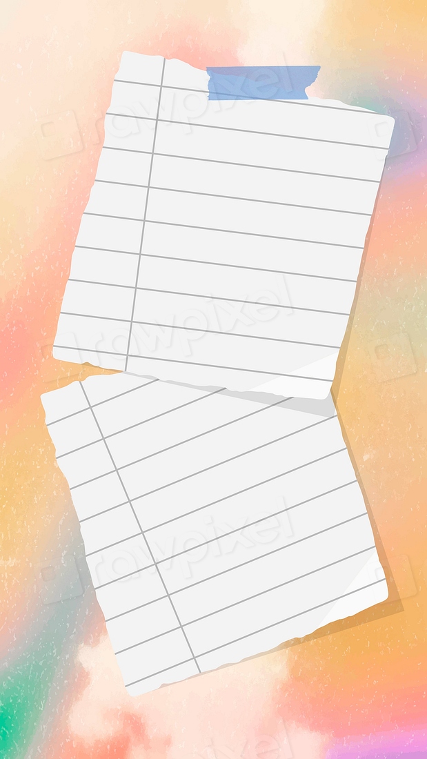 Aesthetic paper note background wallpaper | Premium Vector - rawpixel