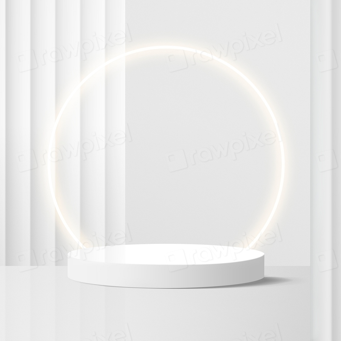 Minimal product backdrop, neon light, | Premium Photo - rawpixel