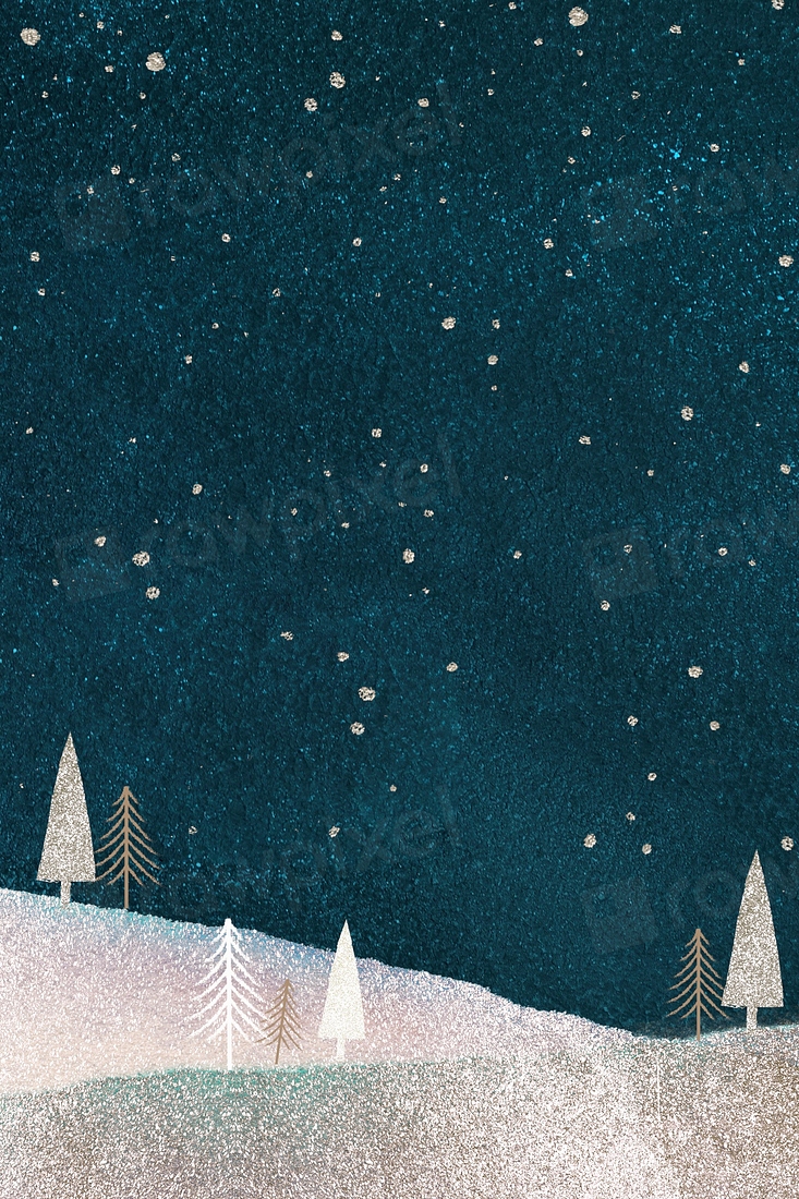 Winter night background, festive holiday | Premium Photo - rawpixel