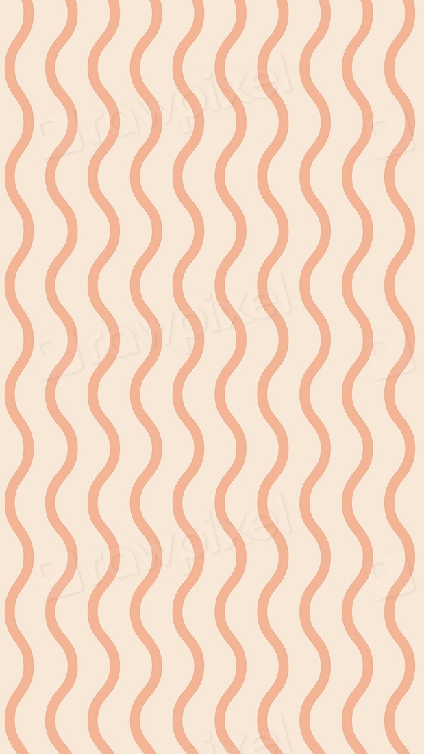 Wave pattern phone wallpaper, beige | Free Photo - rawpixel