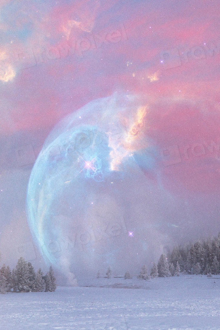 Aesthetic pink nature background, winter | Premium Photo - rawpixel