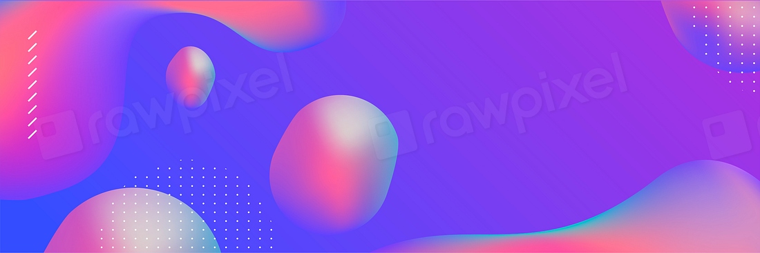 Colorful fluid gradient banner vector | Premium Vector - rawpixel