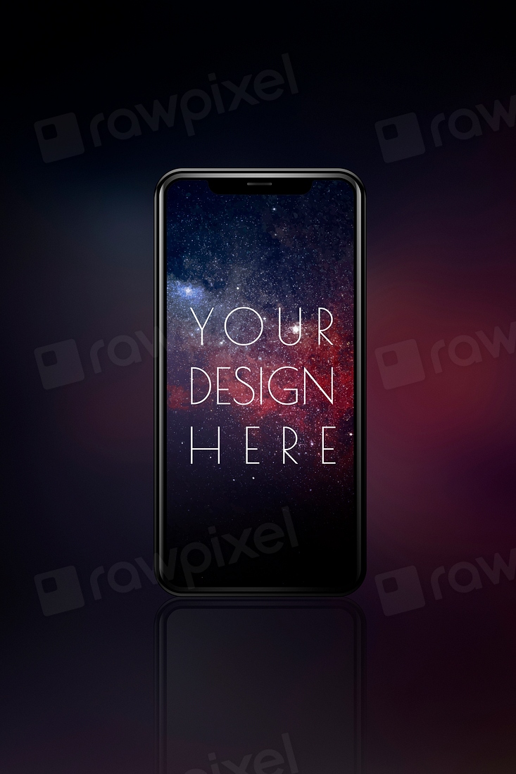 Blank smartphone screen mockup design | Premium PSD Mockup - rawpixel