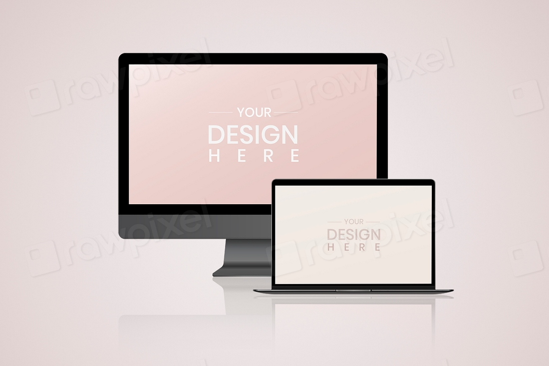 Blank computer screen mockups design | Premium PSD Mockup - rawpixel