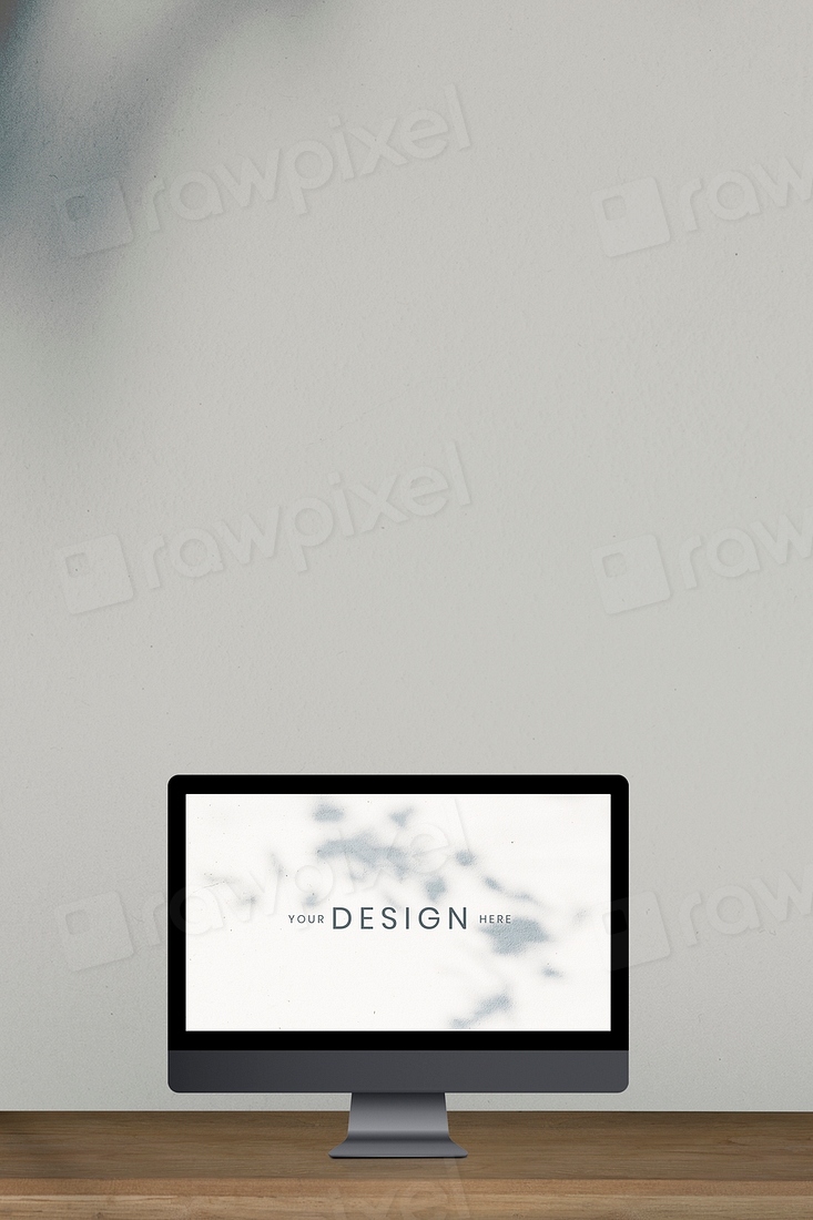 Blank computer monitor template illustration | Premium PSD Mockup ...