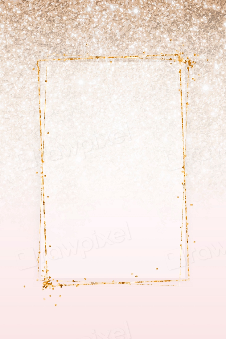Gold glittery rectangle frame vector | Premium Vector - rawpixel