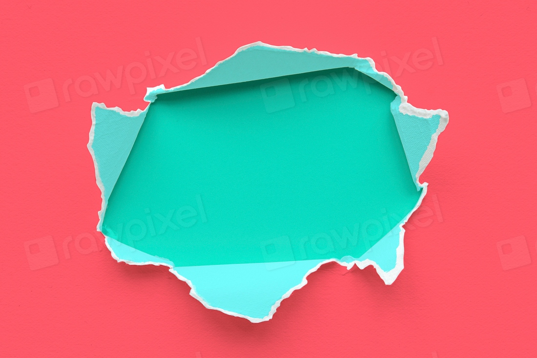 Colorful torn paper mockup design | Premium PSD Mockup - rawpixel