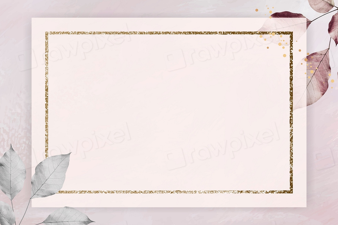 Gold frame foliage pattern marble | Premium Vector - rawpixel