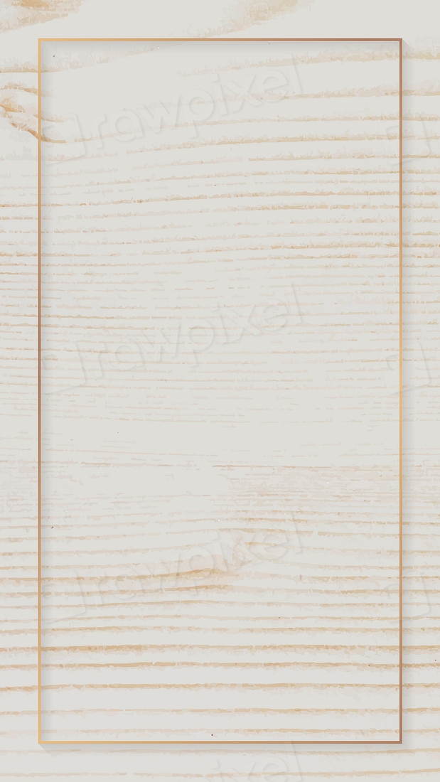 Gold frame beige wooden background | Premium Vector - rawpixel