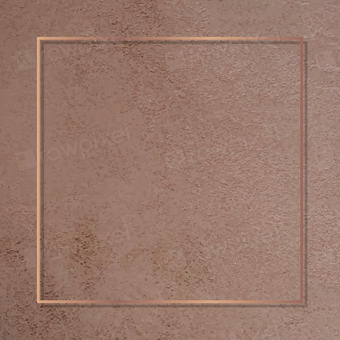 Square bronze frame brown marble | Premium Vector - rawpixel