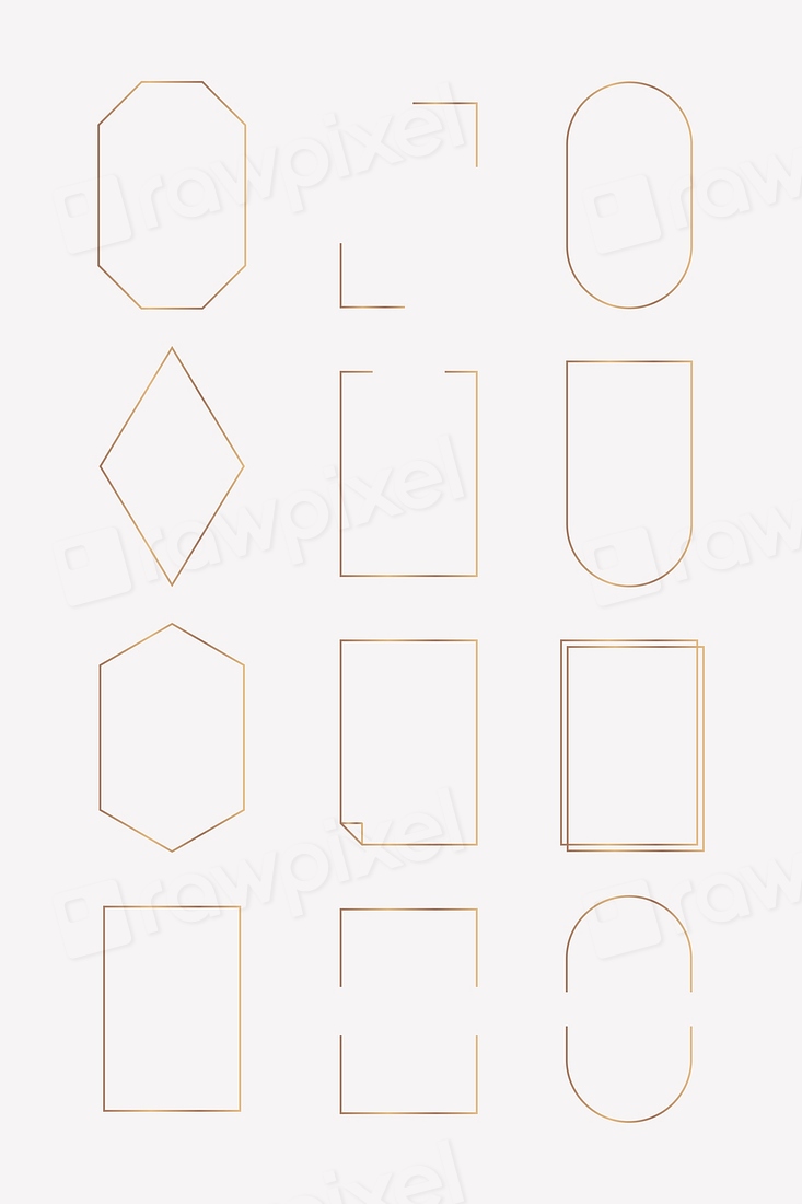 Collection various frames template vector | Premium Vector - rawpixel