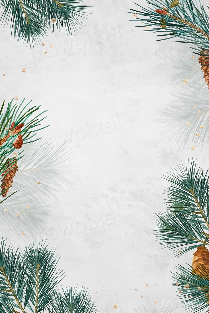 Blank festive Christmas frame vector | Premium Vector - rawpixel