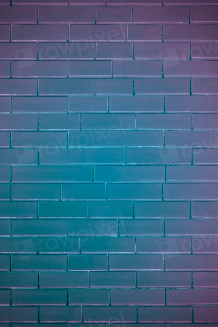 Brick wall in neon light | Premium Photo - rawpixel