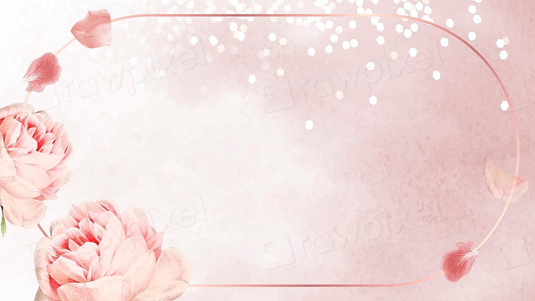 Oval pink rose frame vector | Premium Vector - rawpixel