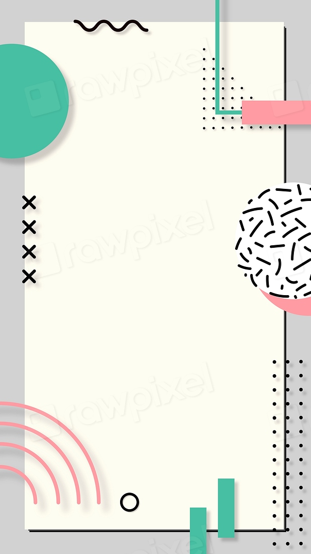 Pastel Memphis Facebook story background | Premium Vector - rawpixel