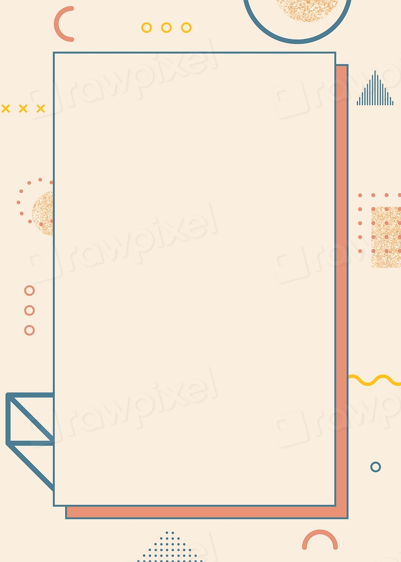 Pastel Memphis invitation card | Premium Photo - rawpixel