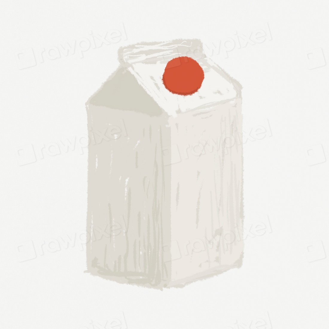 Milk carton element illustration | Premium PSD - rawpixel