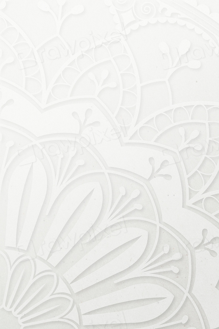 White arabesque patterned background design | Premium PSD - rawpixel